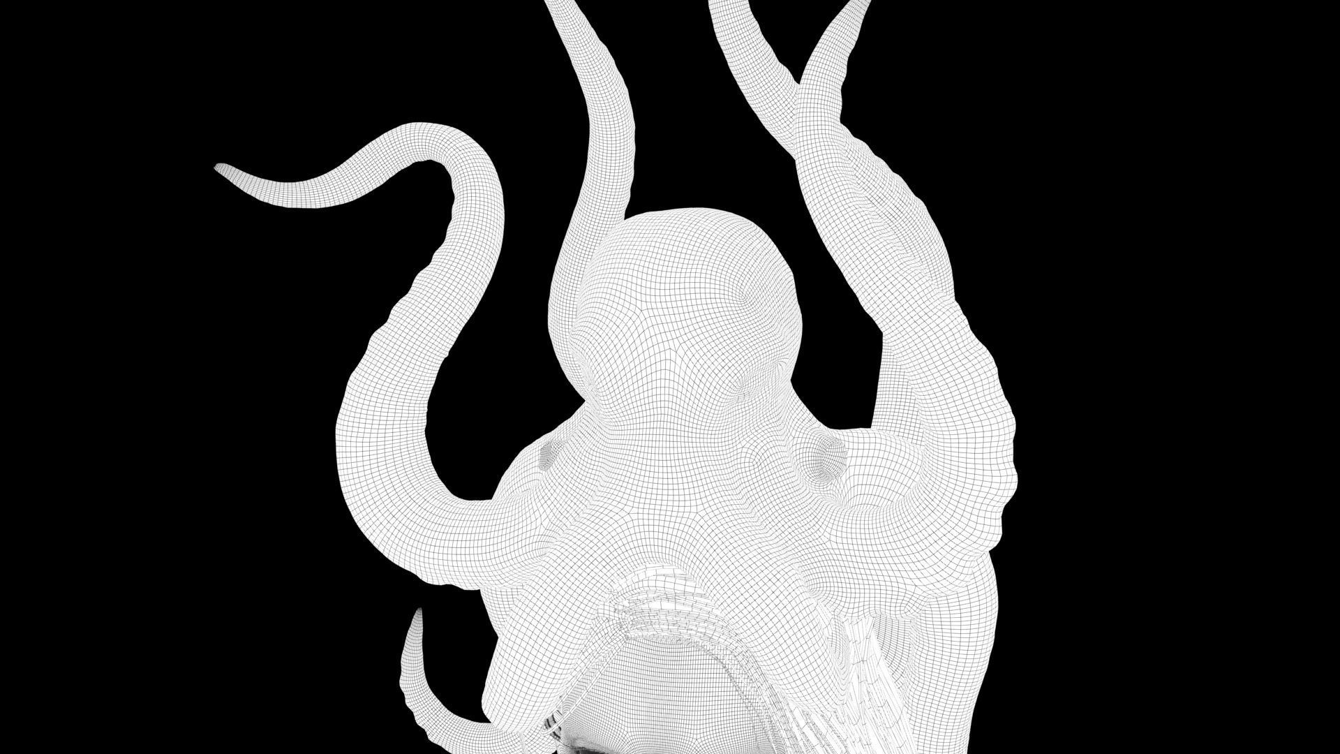 Octopus Mermaid 3D model | CGTrader