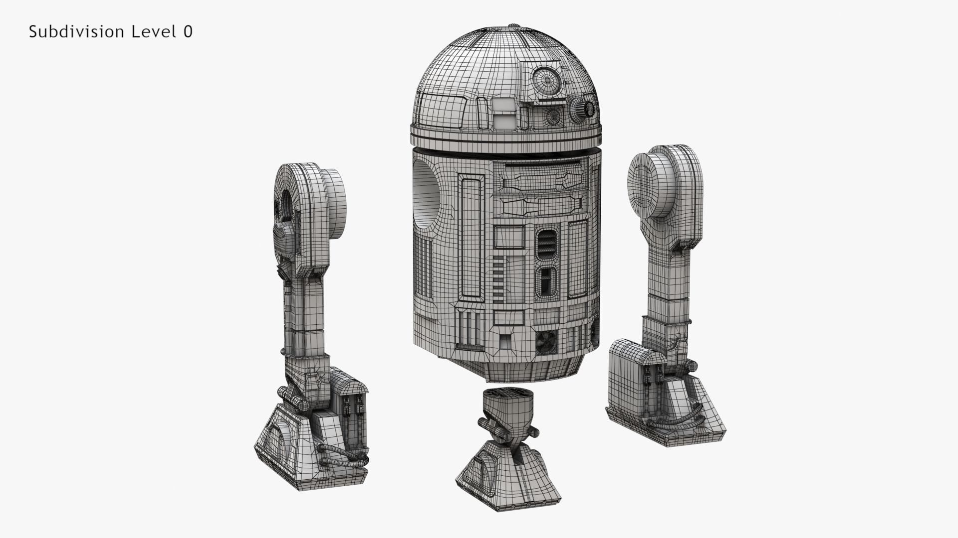 Robot R2D2 3D model | CGTrader