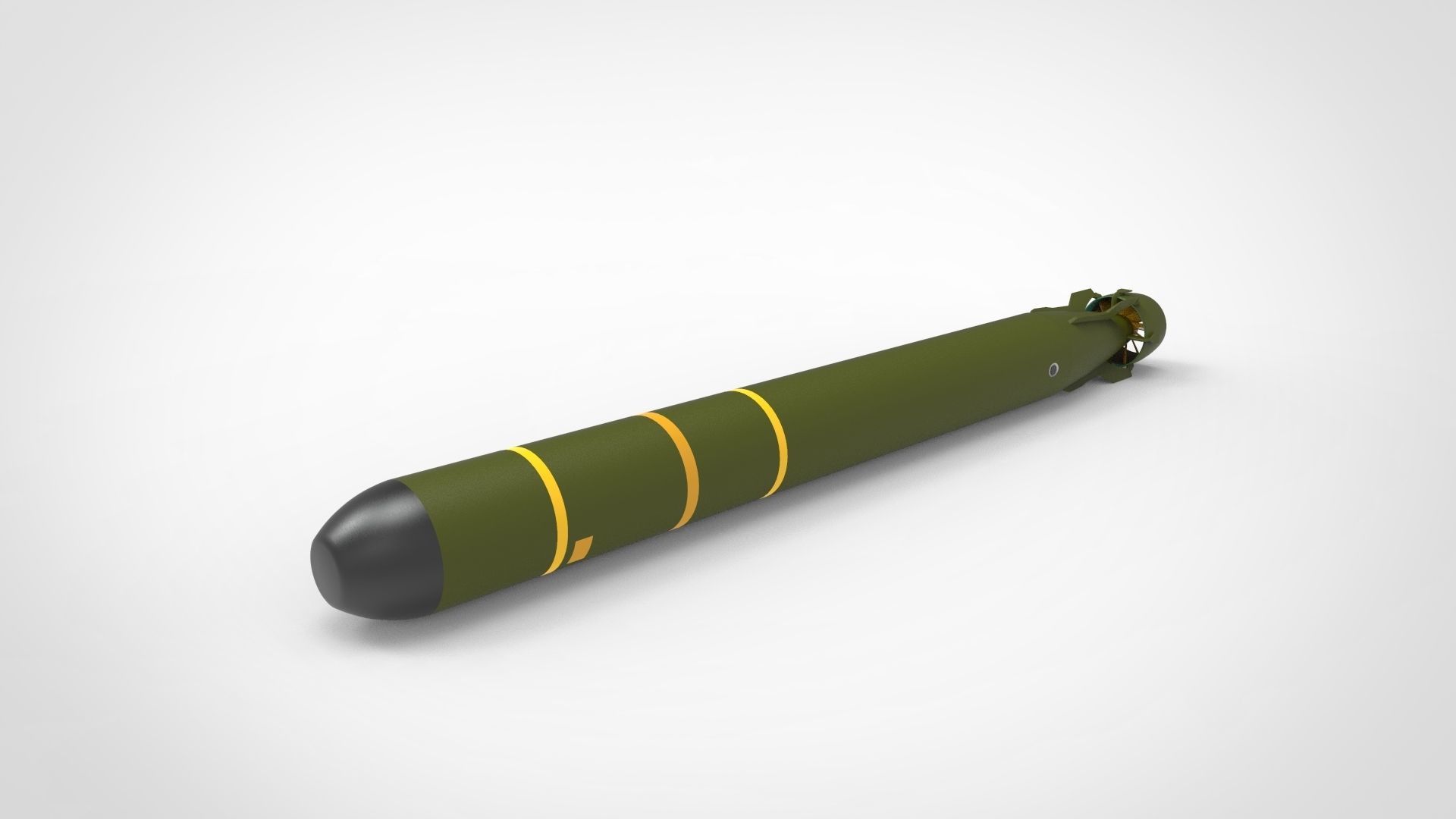 Mark 48 Torpedo 3D model 3D printable | CGTrader