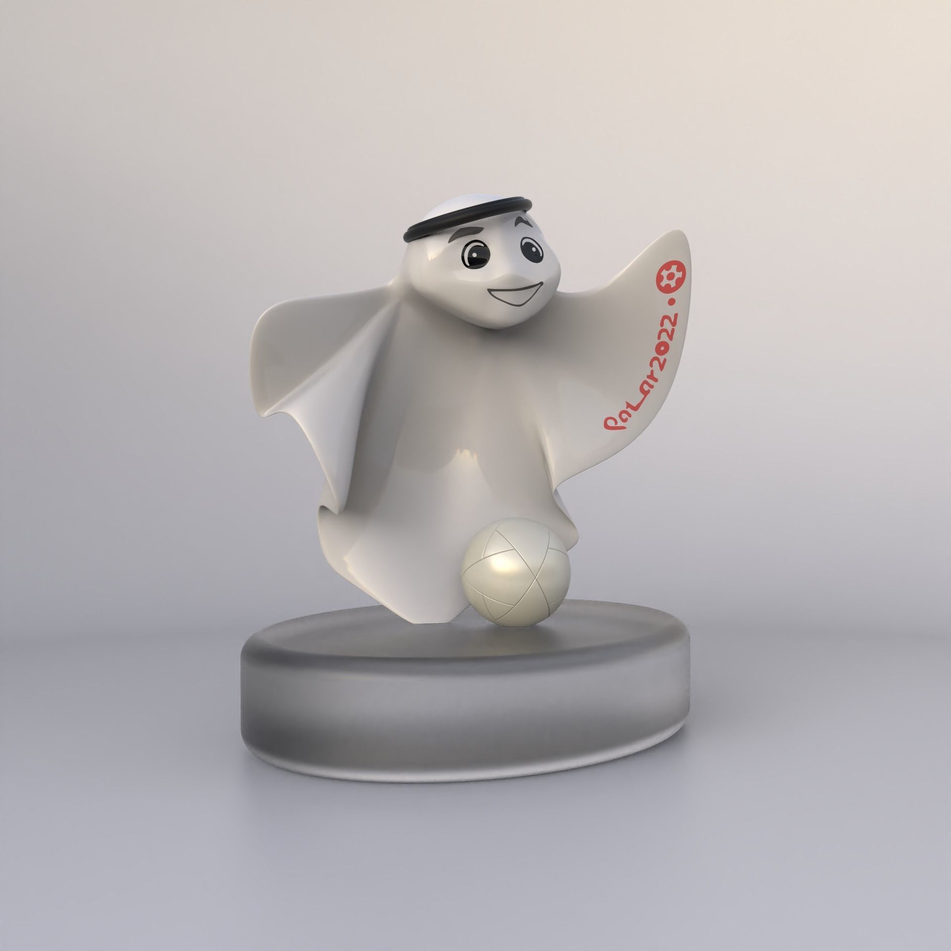 Qatar World Cup mascot laeeb 3D model | CGTrader