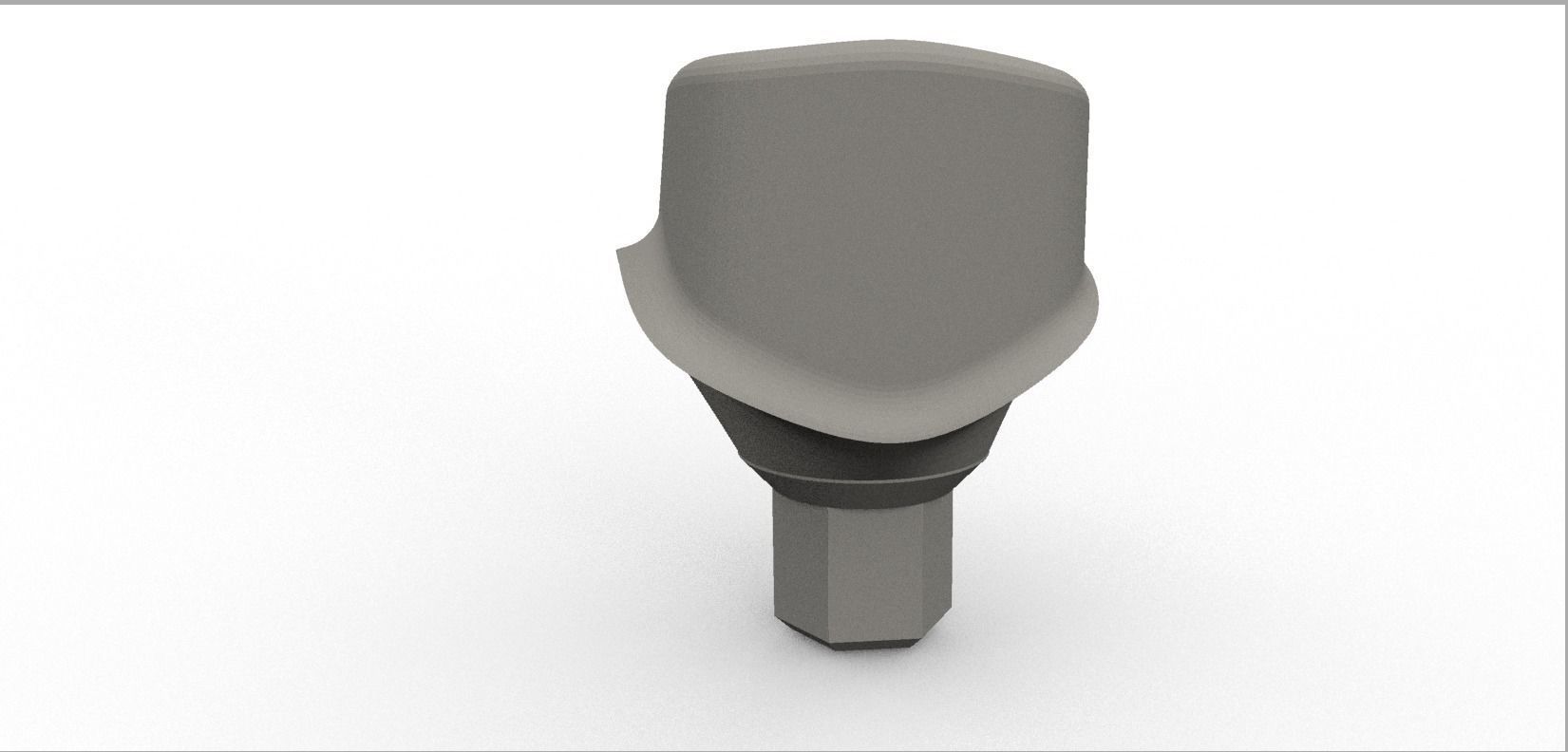 Digital Custom Abutment for Milling and 3D Printing 3D model 3D ...