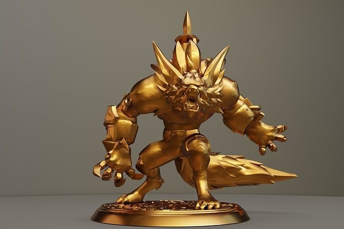 WARWICK - LEAGUE OF LEGENDS 3D model 3D printable | CGTrader