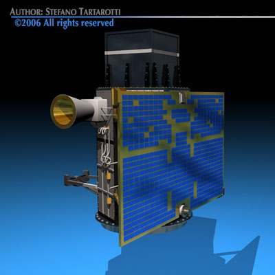 Scientific research satellite 3D model | CGTrader