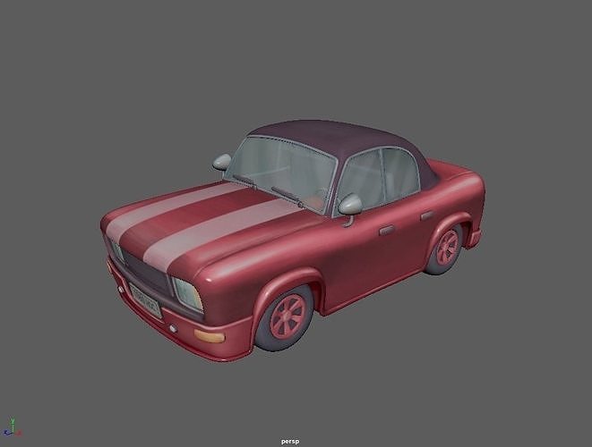 TOON Car 07 3D model | CGTrader