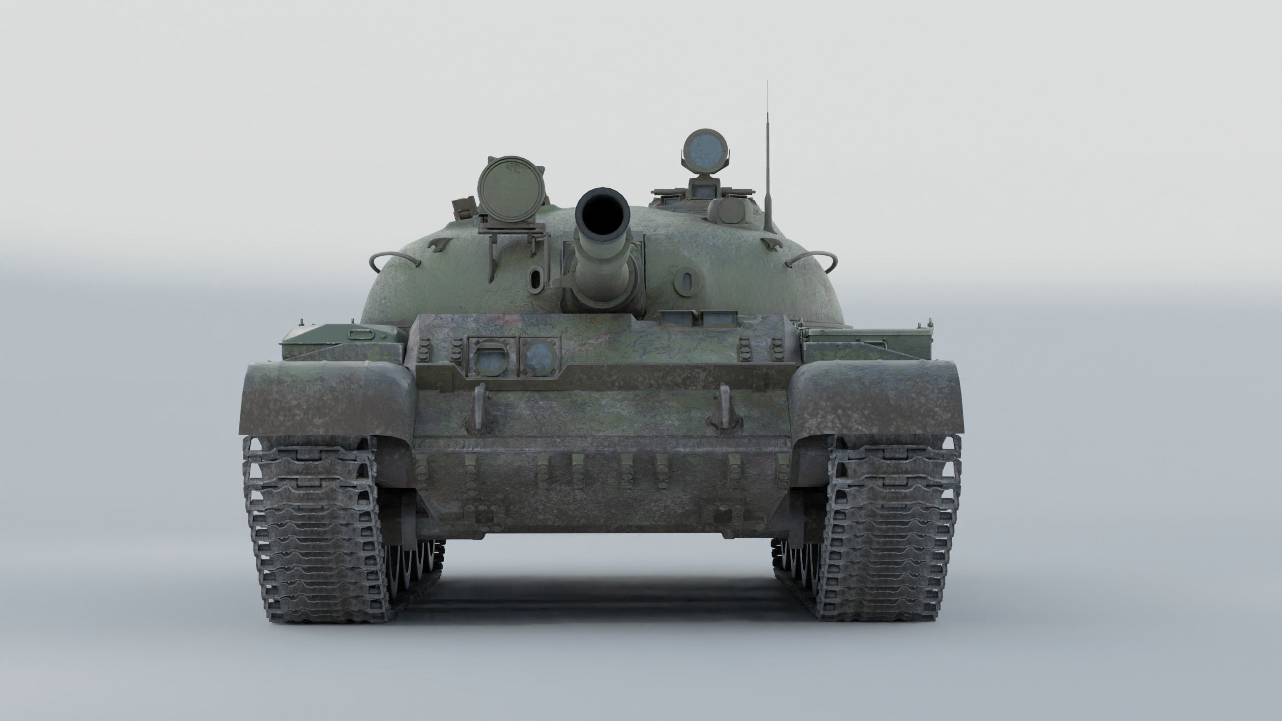 T-62 soviet main battle tank T62 3D model | CGTrader