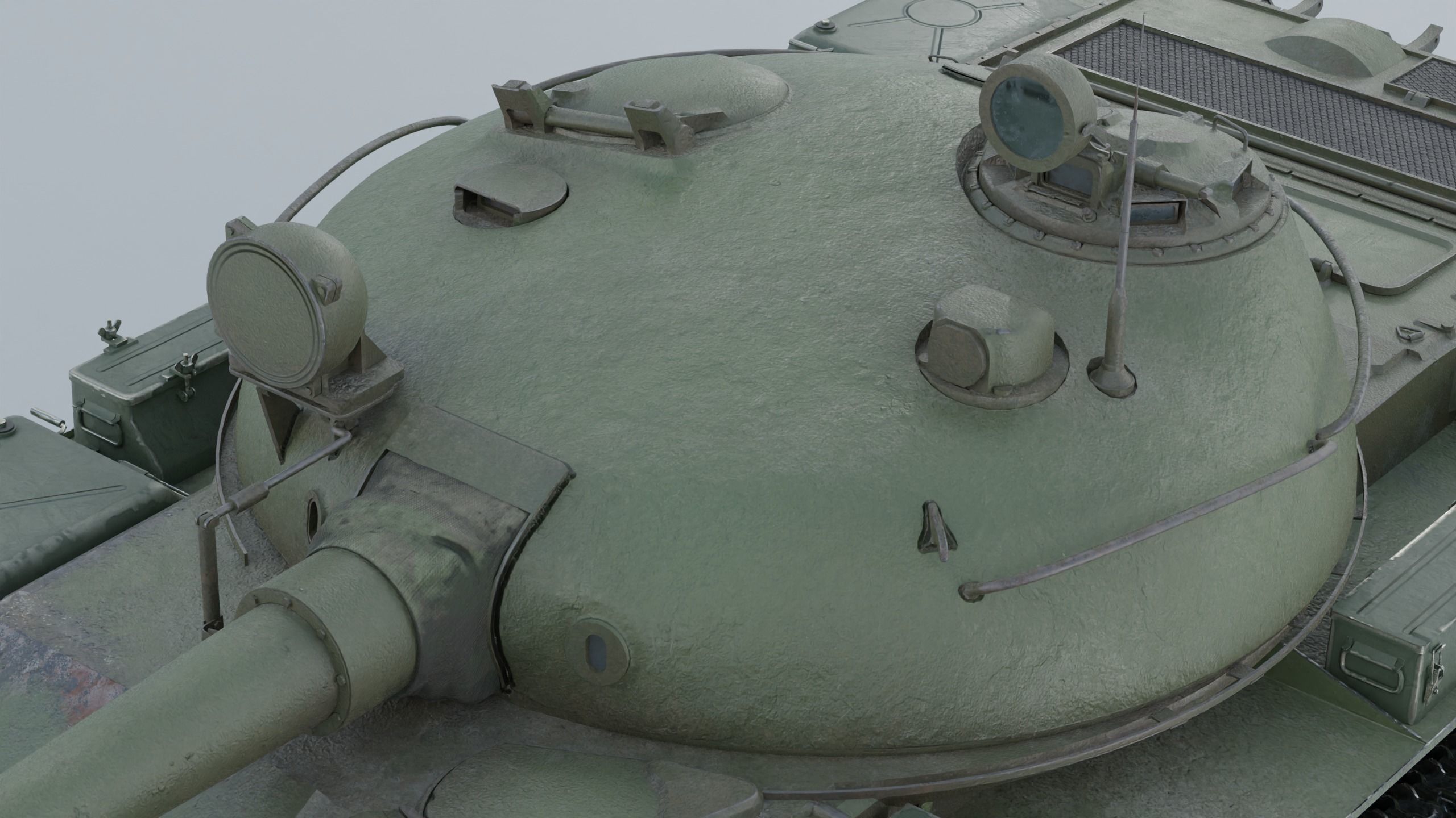 T-62 soviet main battle tank T62 3D model | CGTrader