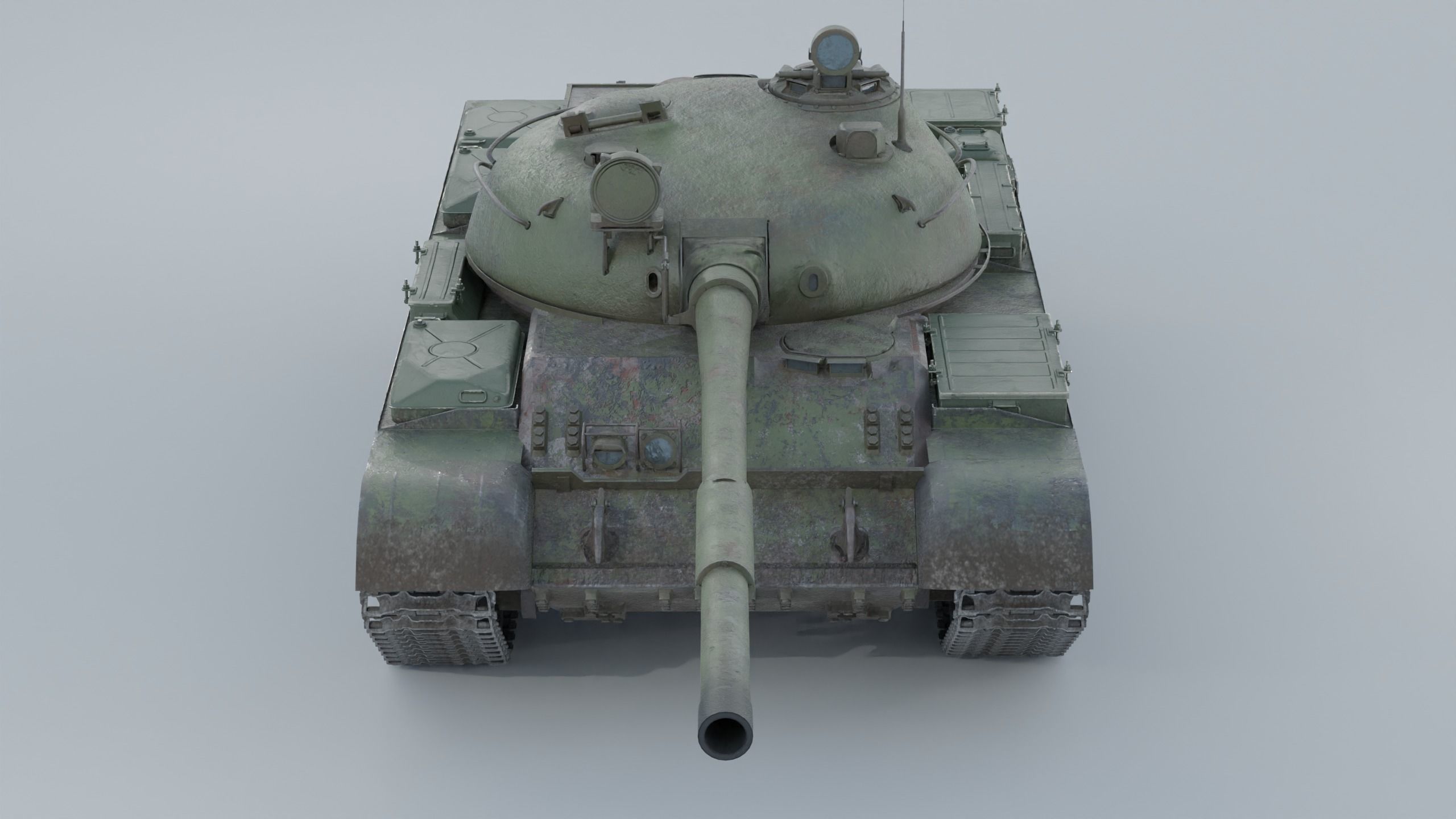 T-62 soviet main battle tank T62 3D model | CGTrader