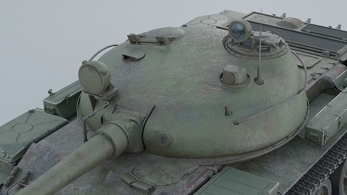 T-62 soviet main battle tank T62 3D model | CGTrader