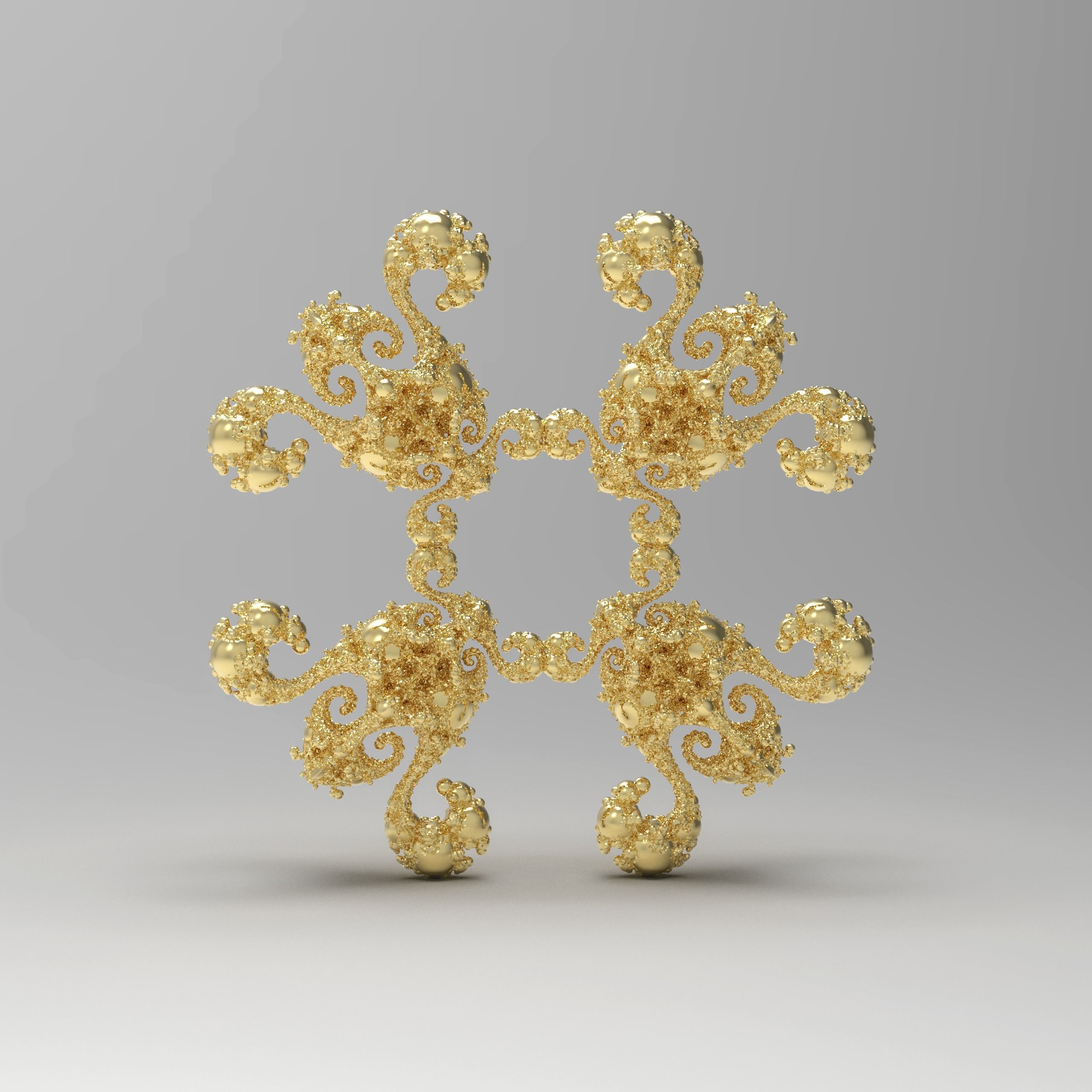 Fractal Kleinian - 4 Fold 3D model 3D printable | CGTrader