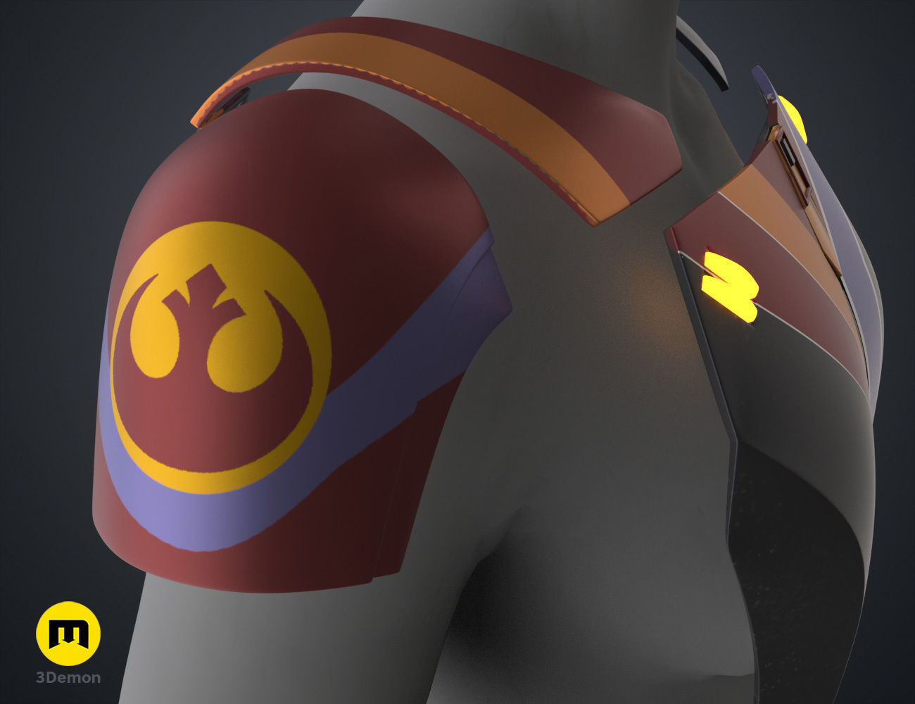 Sabine Wren armor from Ahsoka 3D model 3D printable | CGTrader