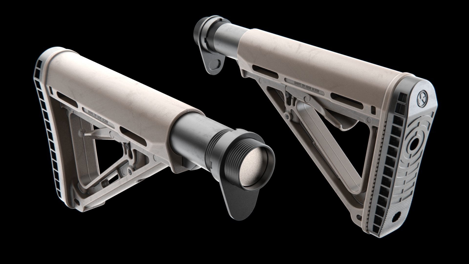 Stock magpul - High-poly 3D model | CGTrader