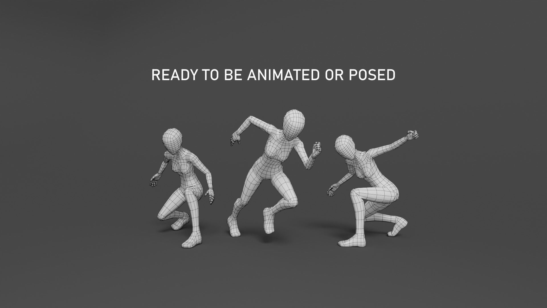 3D model Female Base Mesh - Rigged VR / AR / low-poly | CGTrader