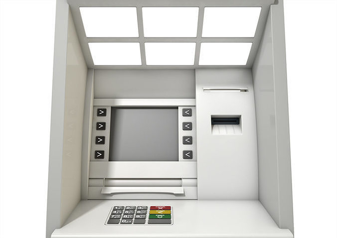 ATM Facade 3D model | CGTrader