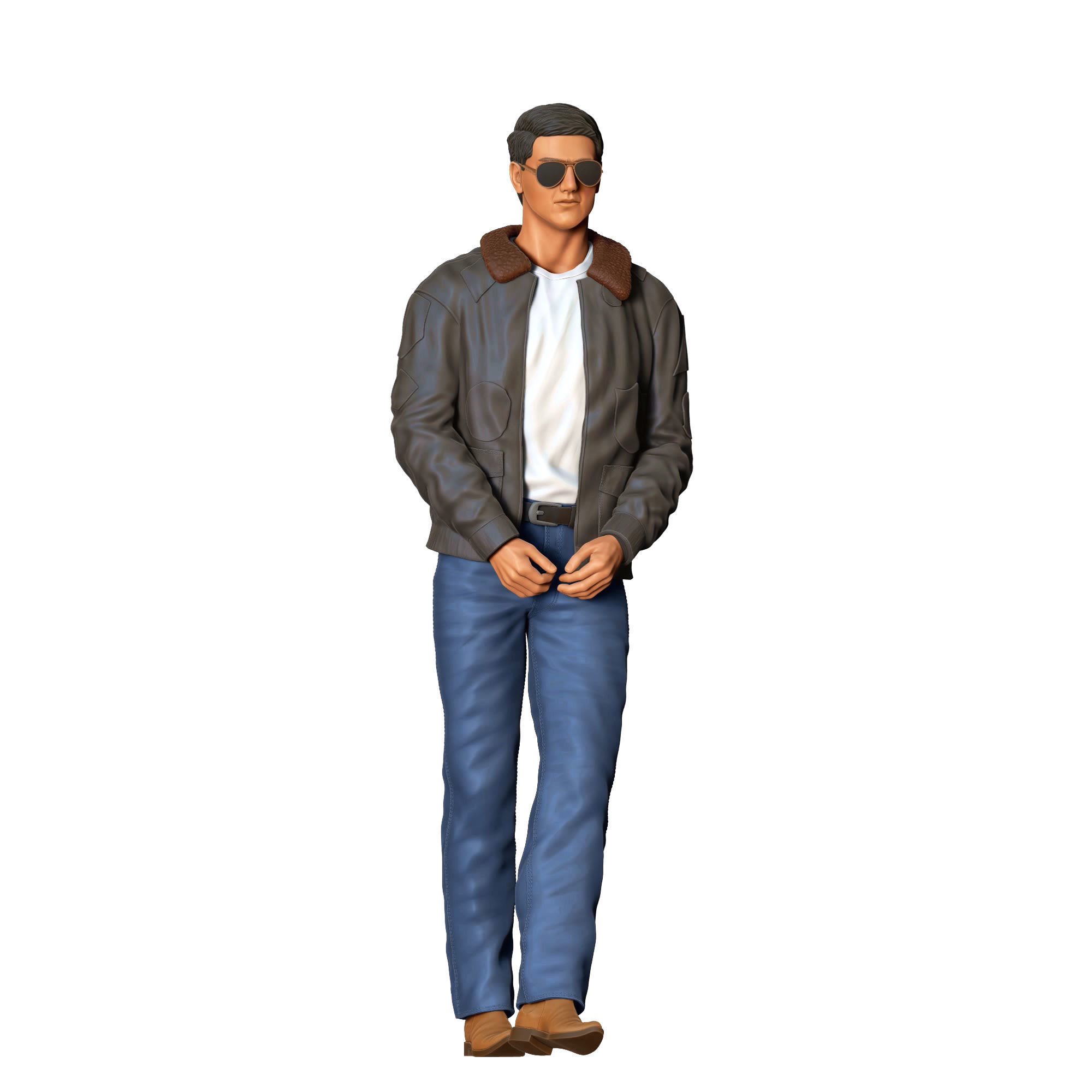 N3 Top Gun Tom Cruise 3D model 3D printable | CGTrader