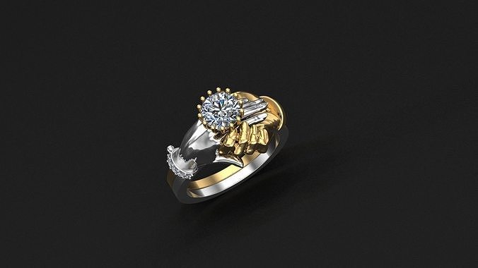 Ring Engaged Hands - Symbol of Love and Commitment 3D model 3D ...