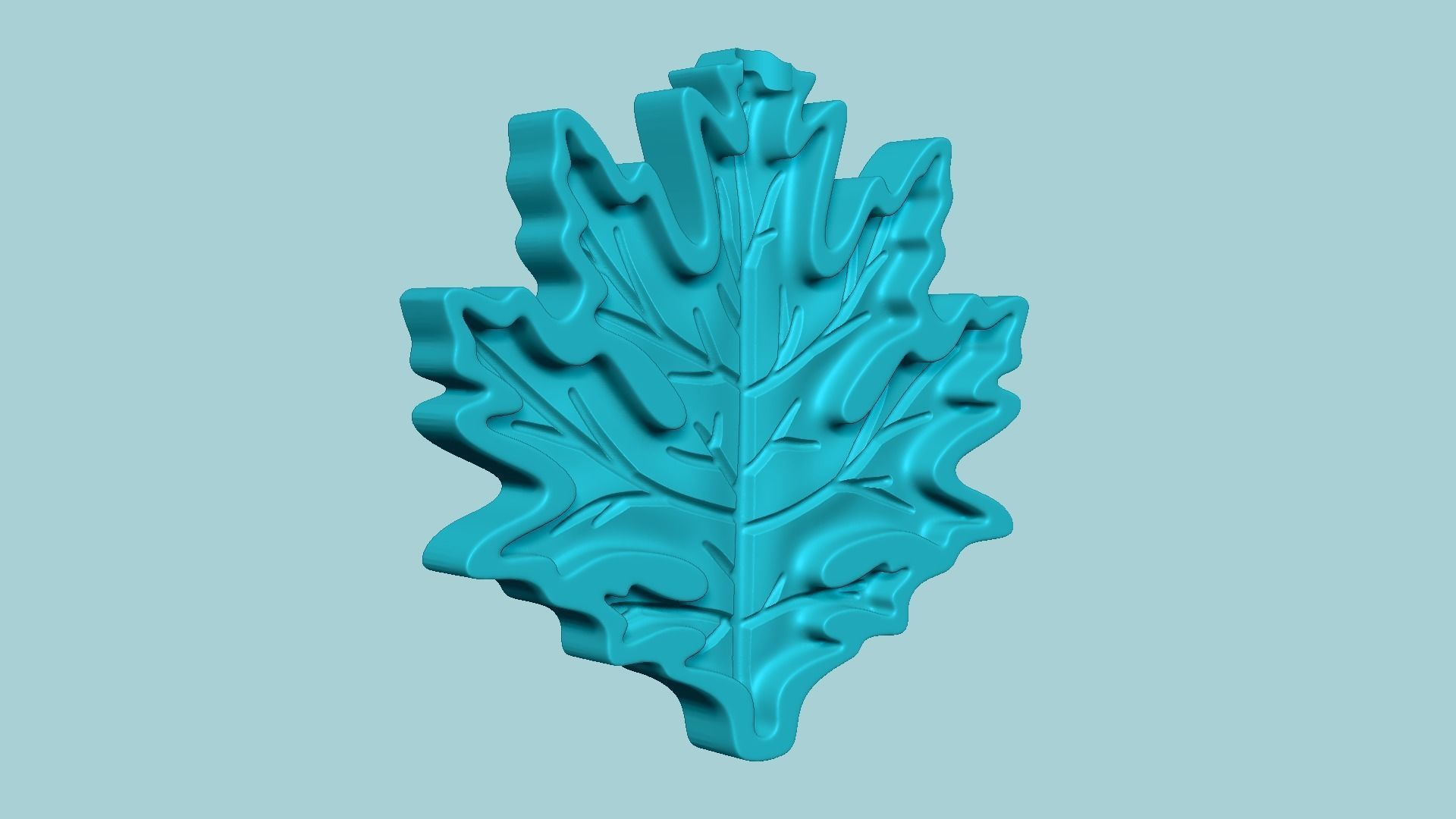 Black Oak Tree Leaf - Molding Artificial EVA Craft 3D model 3D ...