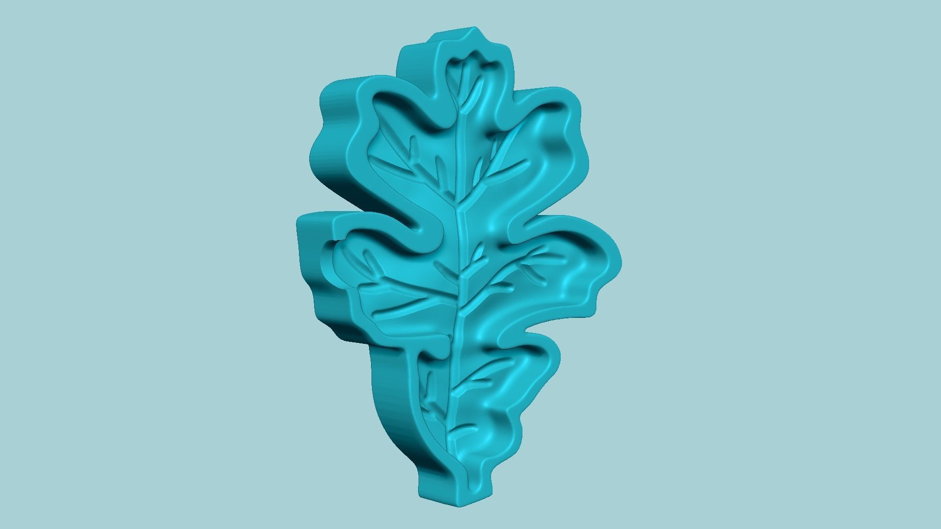 Oregon White Oak Tree Leaf - Molding EVA Craft 3D model 3D printable ...