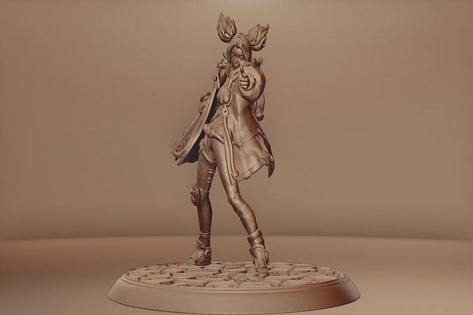 ZERI - LEAGUE OF LEGENDS 3D model 3D printable | CGTrader