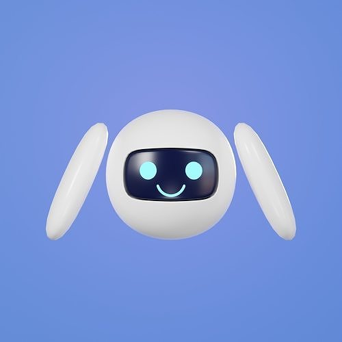 3D model Auto bot series No1 Minimal stylized VR / AR / low-poly | CGTrader