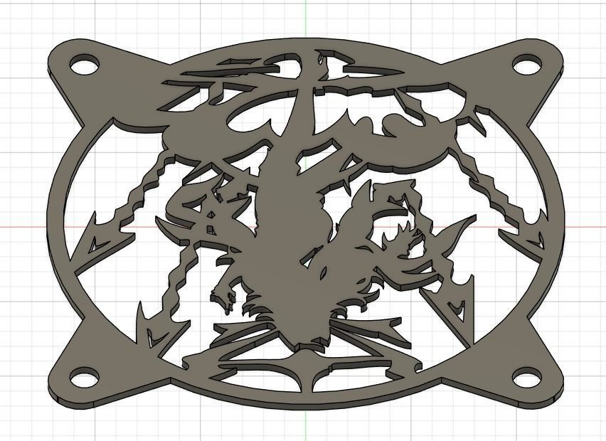 Genshin Impact Dehya PC fan cover 3D model 3D printable | CGTrader