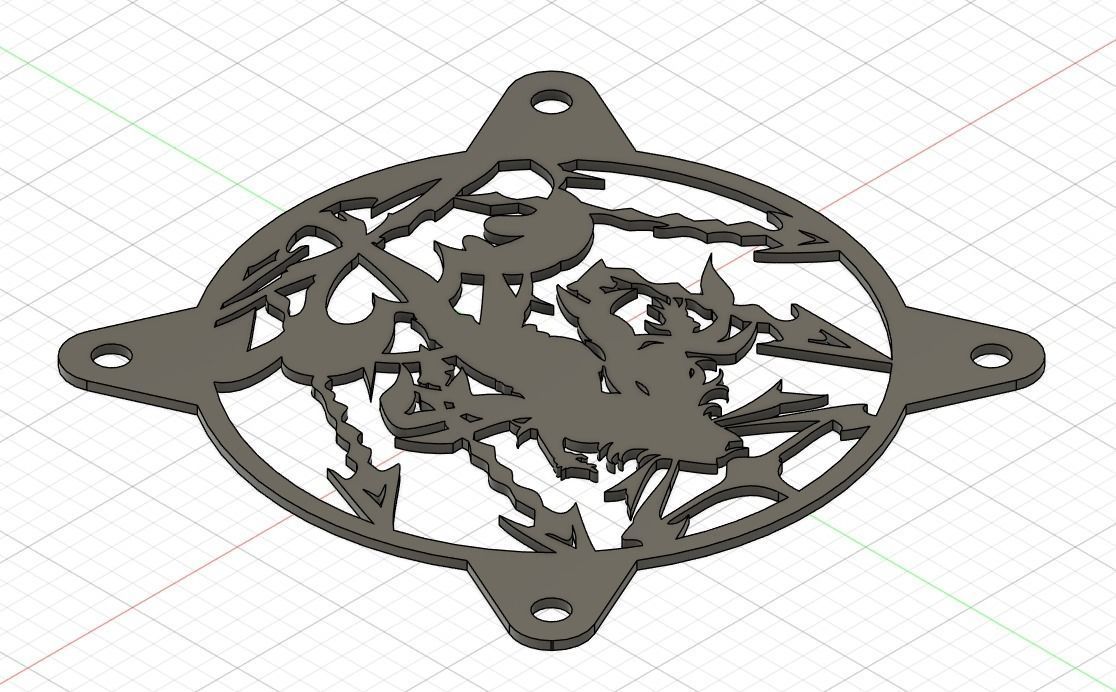 Genshin Impact Dehya PC fan cover 3D model 3D printable | CGTrader