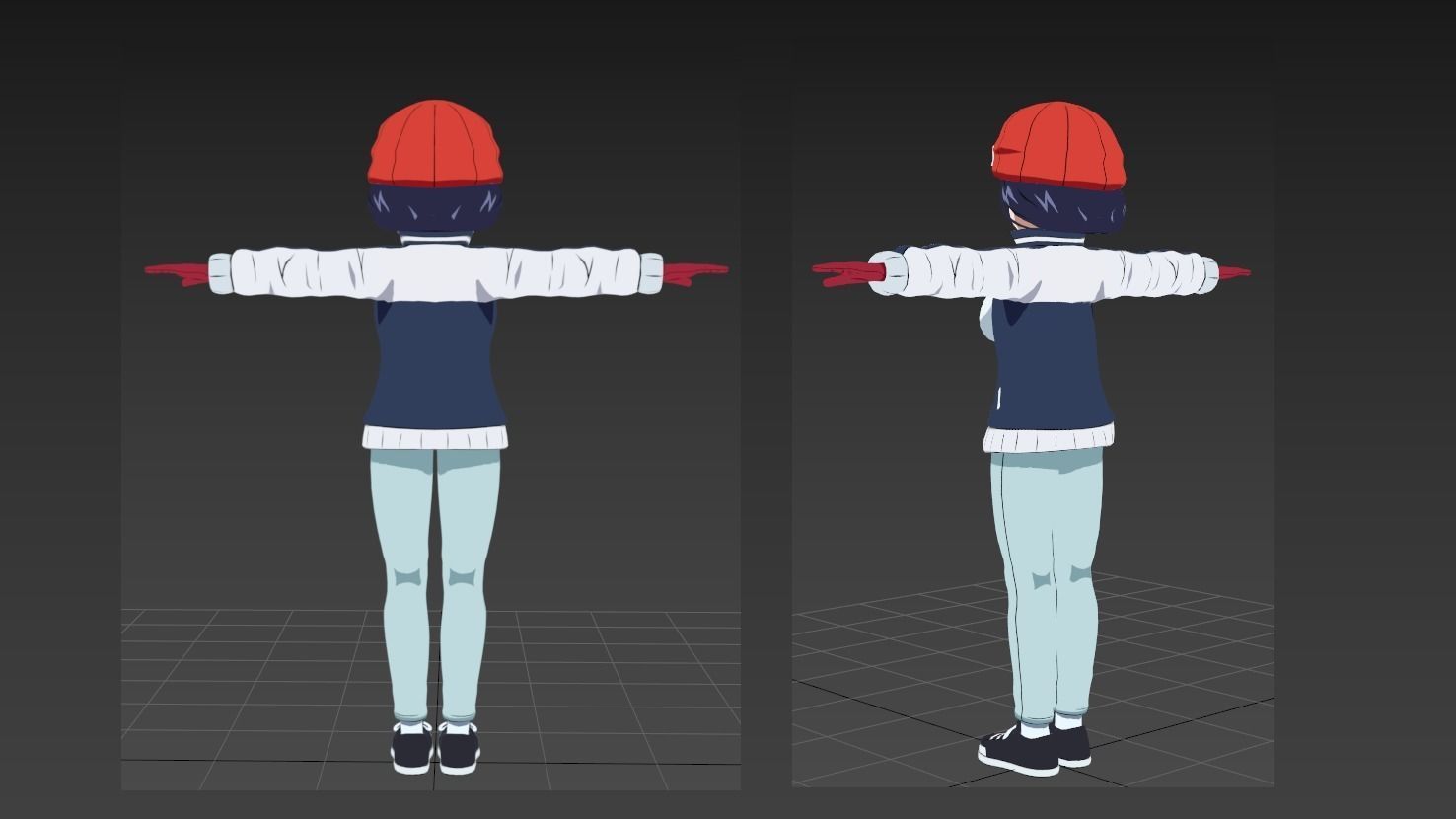 Fuuko Izumo Undead Unluck VRChat 3D model rigged | CGTrader