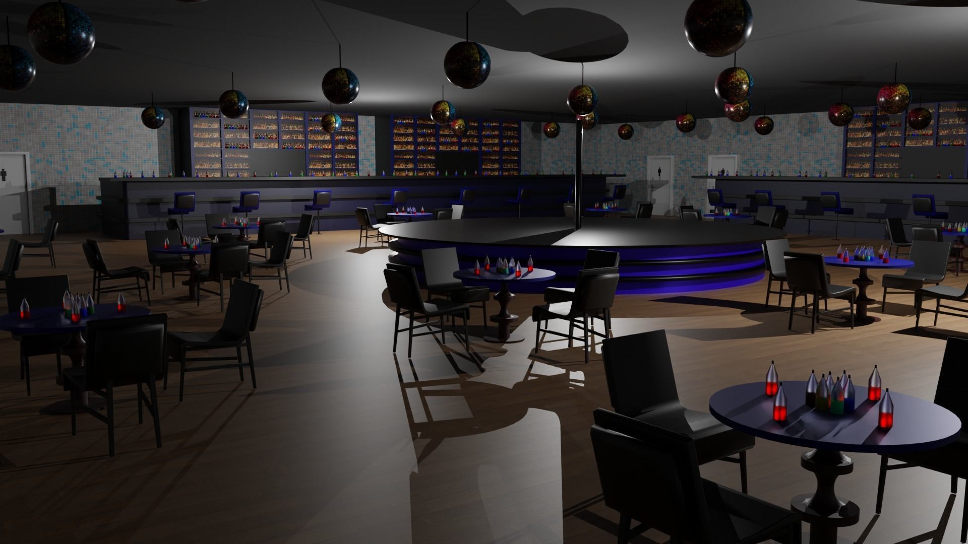 3D model Night Club VR / AR / low-poly | CGTrader