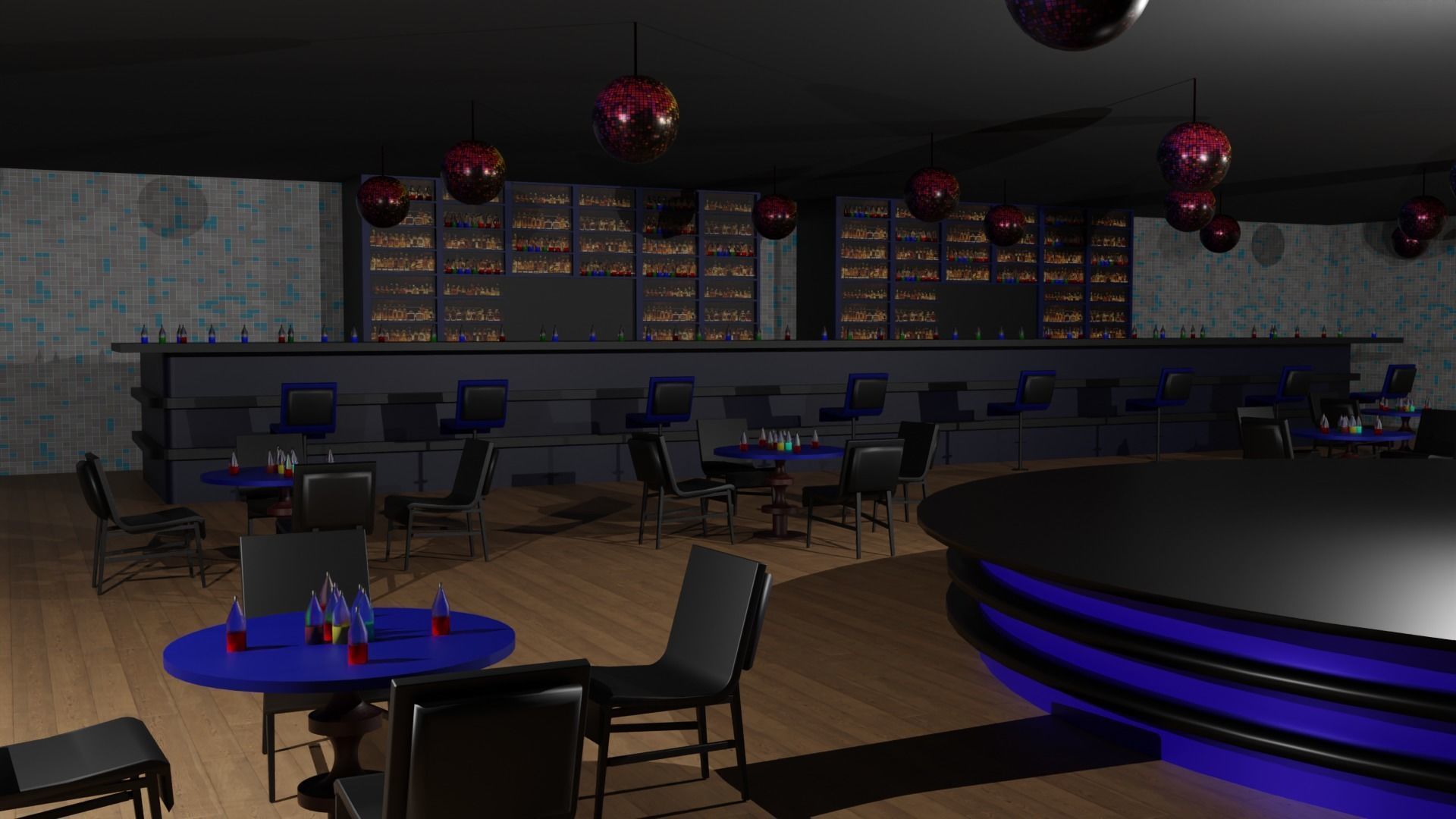 3D model Night Club VR / AR / low-poly | CGTrader