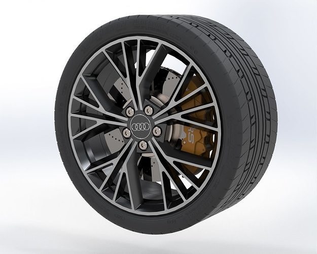 Audi Wheel Rim 3D model | CGTrader