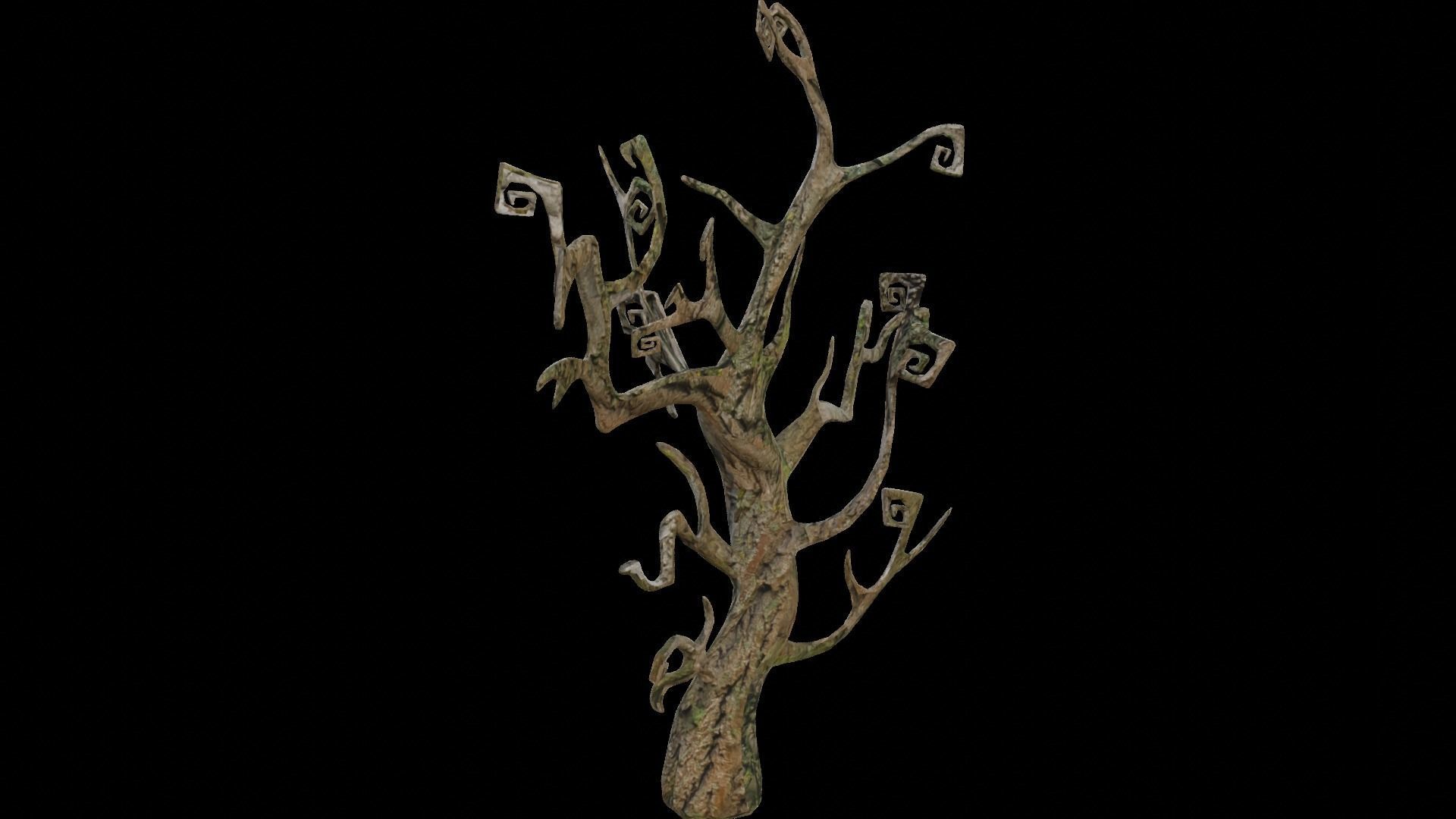 3D model Spooky Tree VR / AR / low-poly | CGTrader