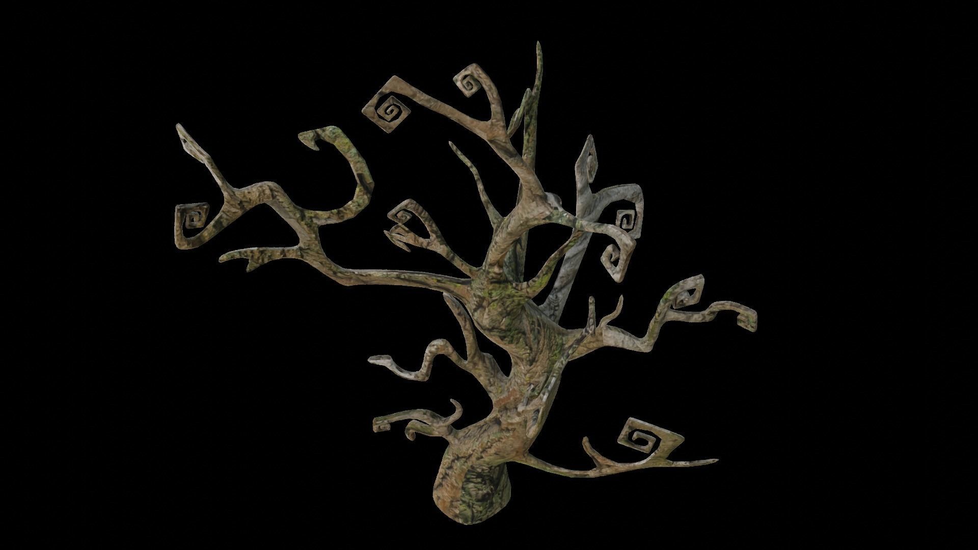 3D model Spooky Tree VR / AR / low-poly | CGTrader