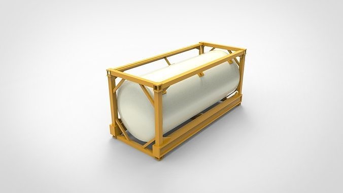Tank Container Ship 3D model 3D printable | CGTrader