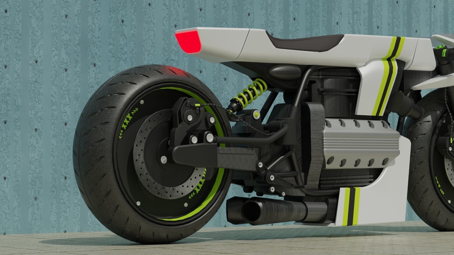 Sci-fi Bike concept 3D model | CGTrader