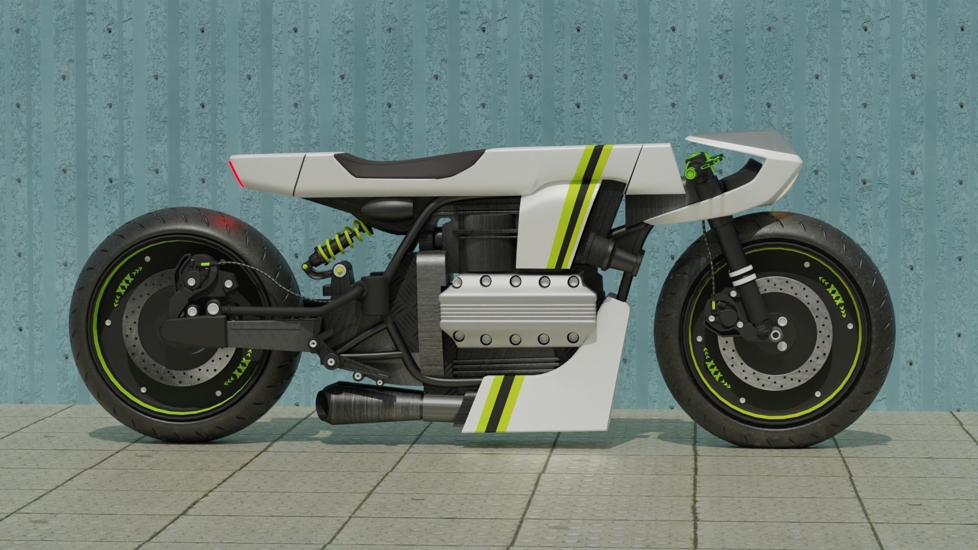 Sci-fi Bike concept 3D model | CGTrader