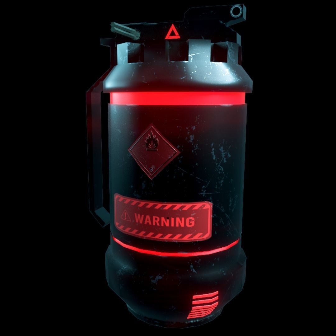 3D model Incendiary Grenade VR / AR / low-poly | CGTrader