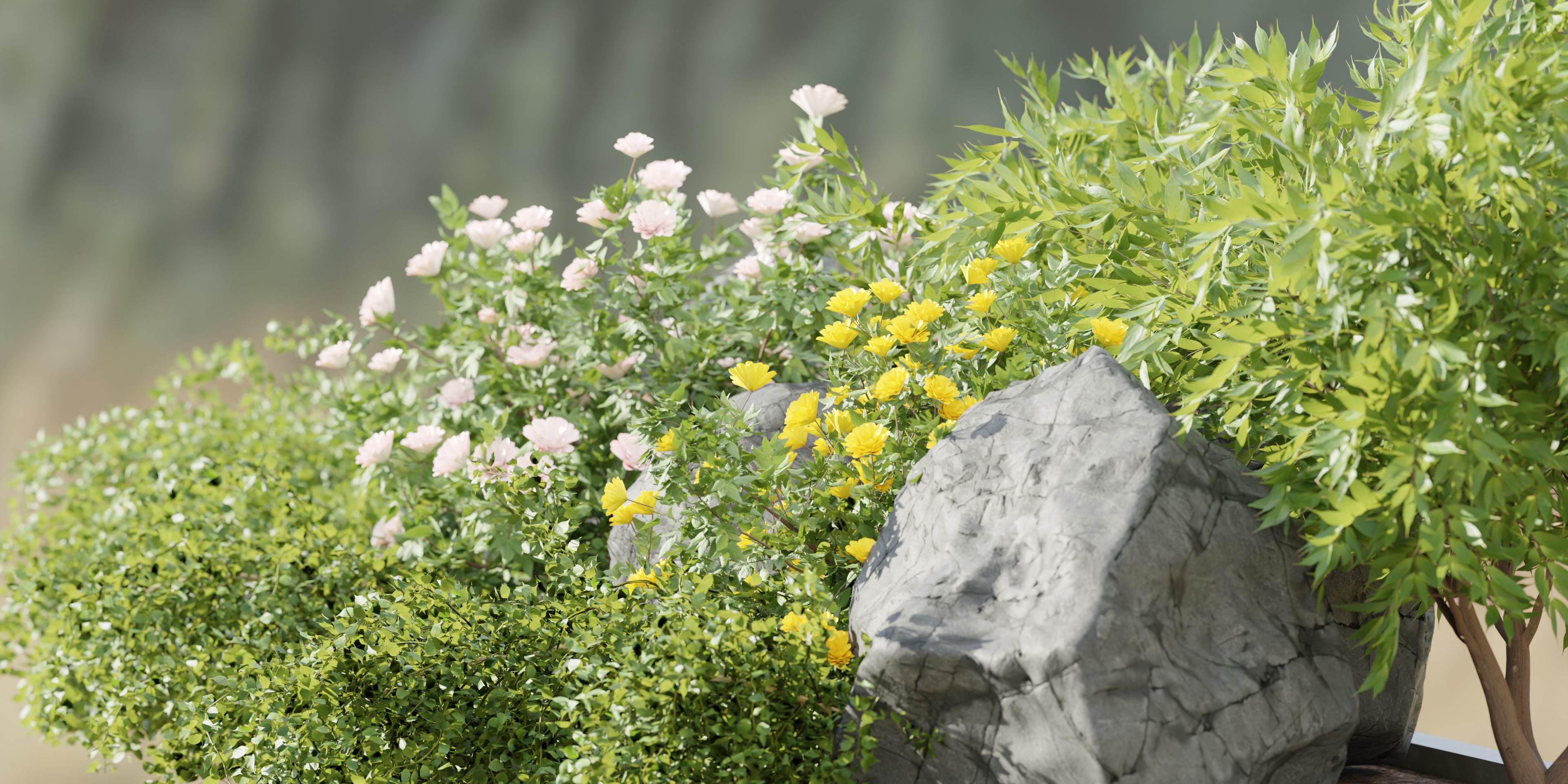 3D Plants Asset Set Garden Collection-Blender 3D model | CGTrader