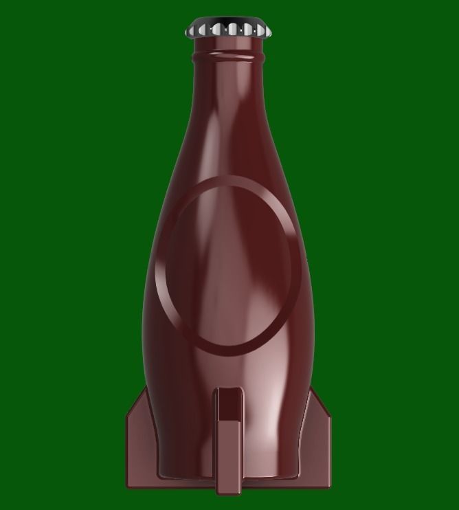 Fallout 4 - Nuka Cola bottle 3D model 3D printable | CGTrader