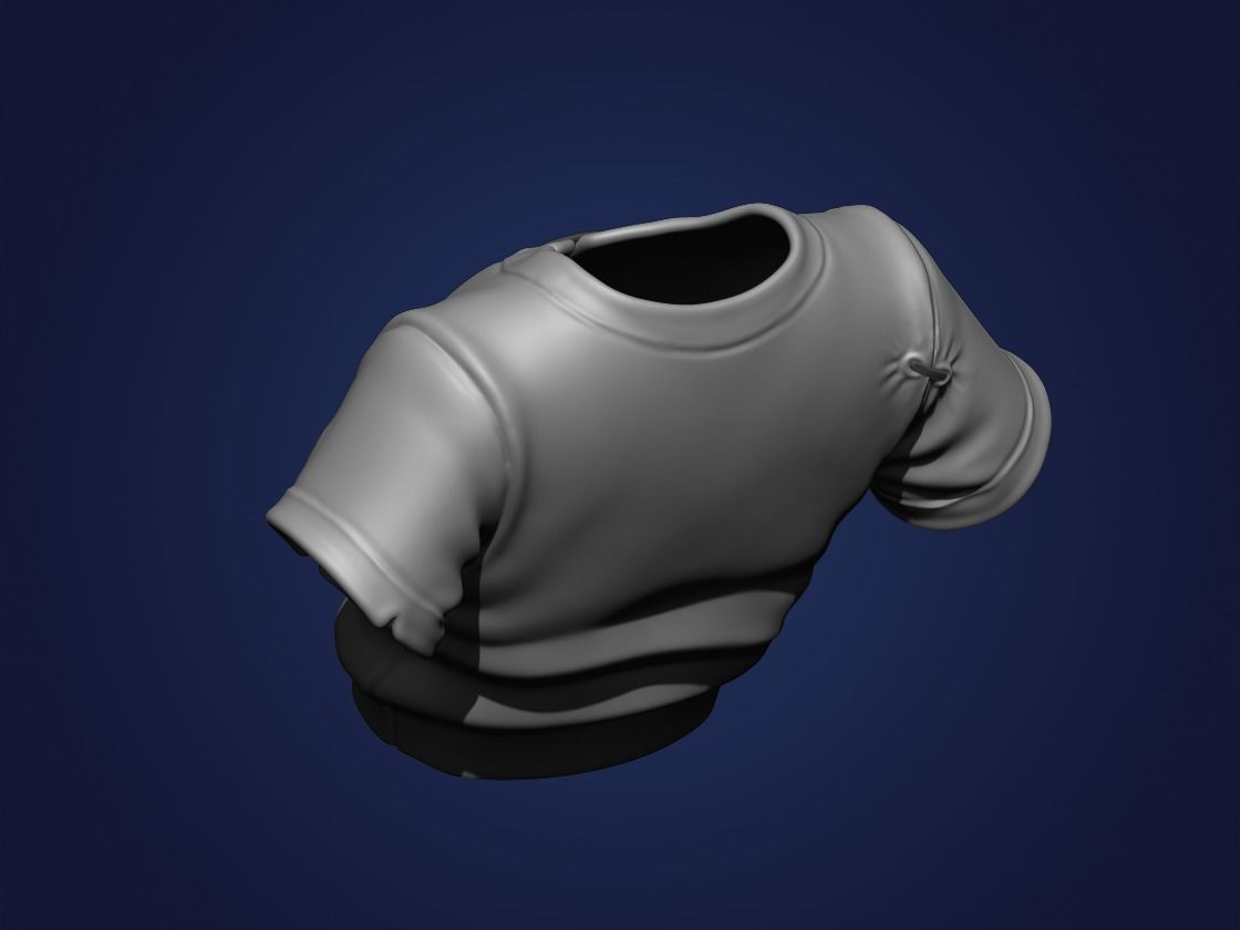 Stylized Villager Shirt 3D model | CGTrader