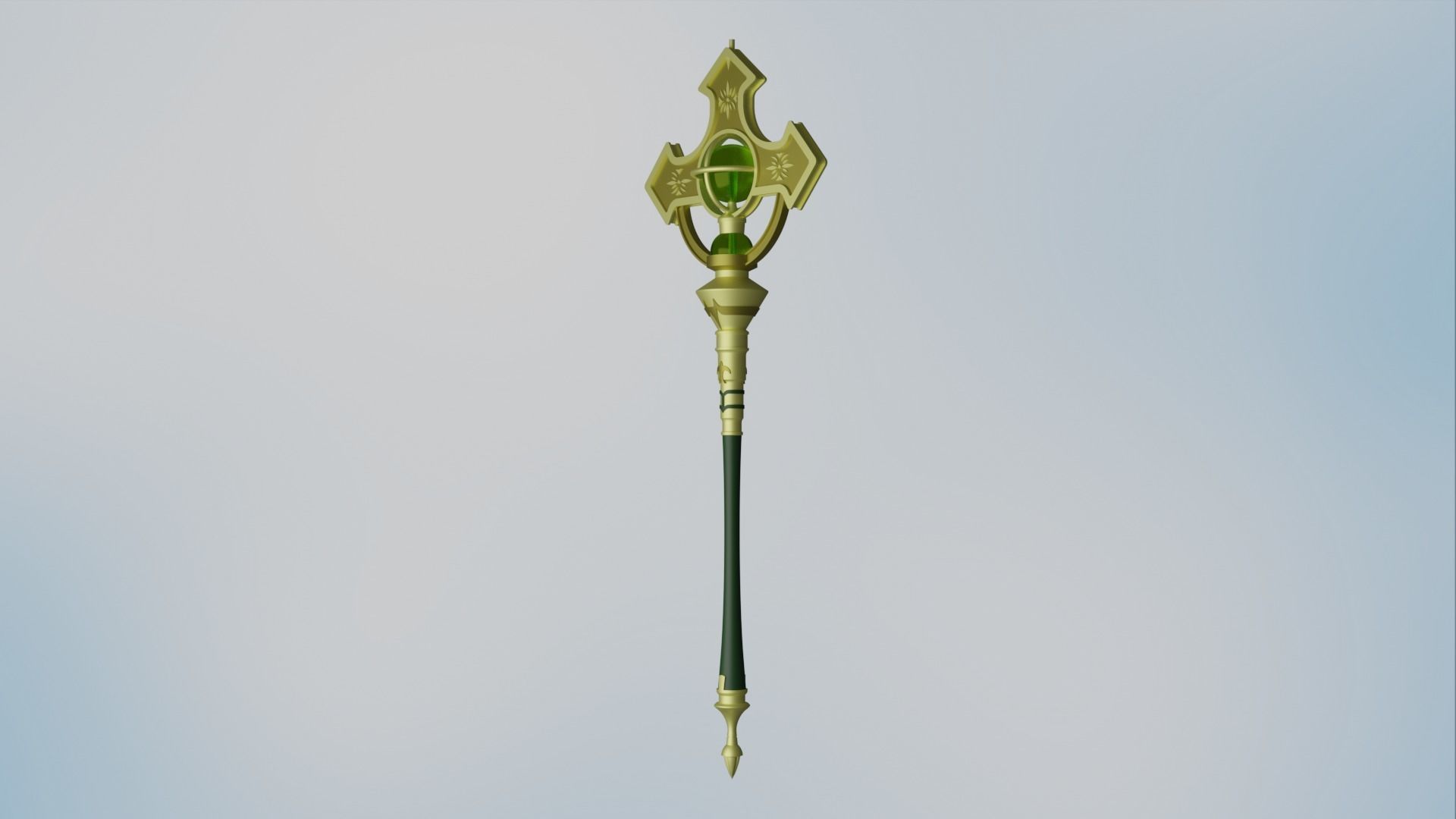 Fire Emblem - Light Priestess Micaiah staff 3D model 3D printable ...