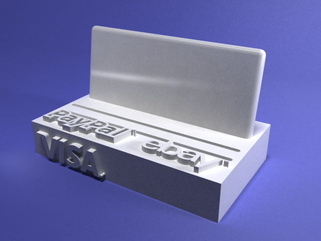 Credit Card Holder 3D model 3D printable | CGTrader