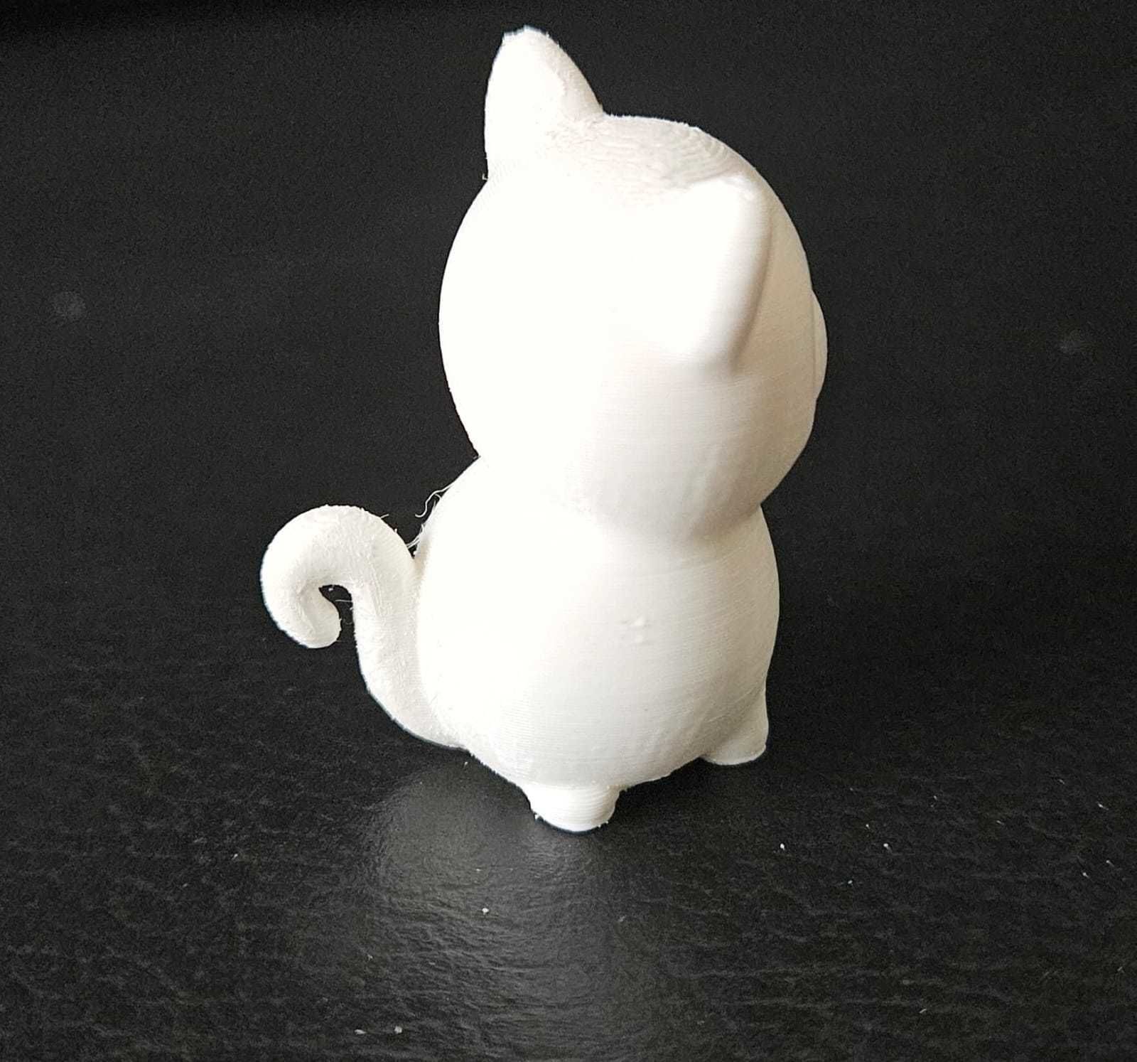 Cute Cat Looking up 3D model 3D printable | CGTrader