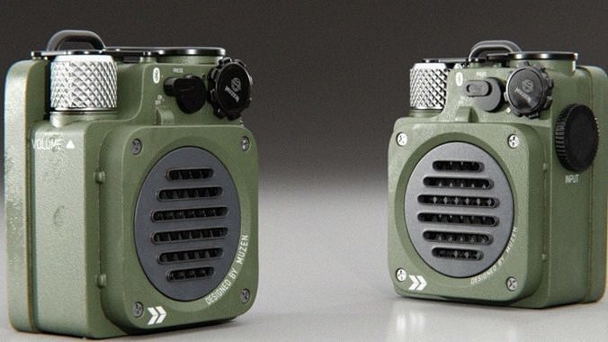 Muzen Wild Rugged Speaker 3D model | CGTrader