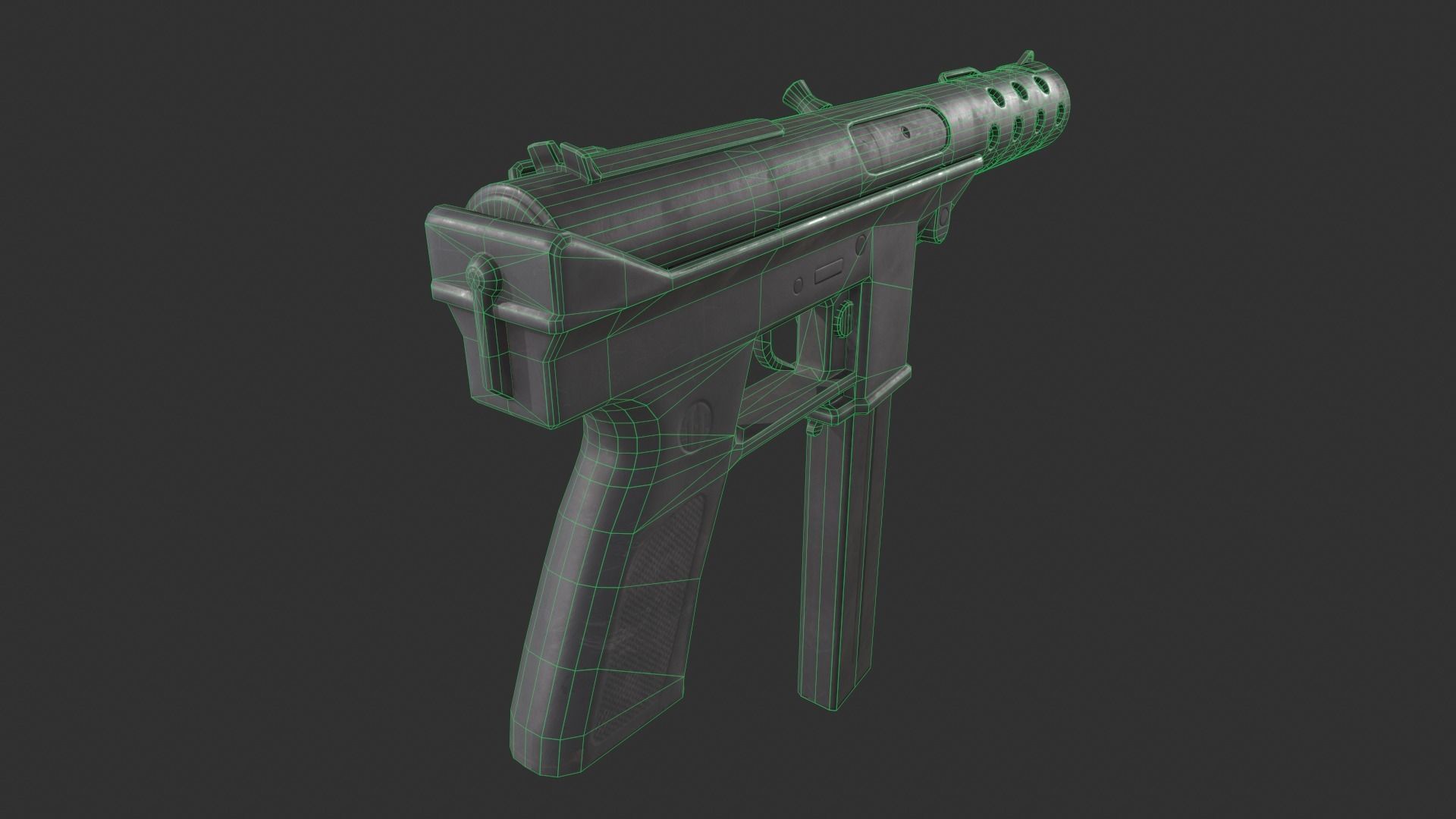 3D model Intratec TEC DC9 VR / AR / low-poly | CGTrader