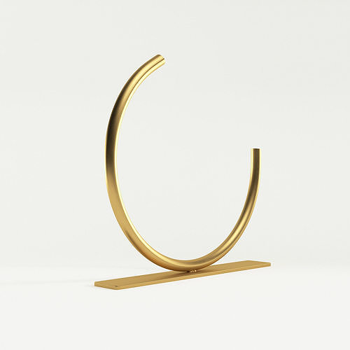 Graceful Arc Vase 3D model | CGTrader