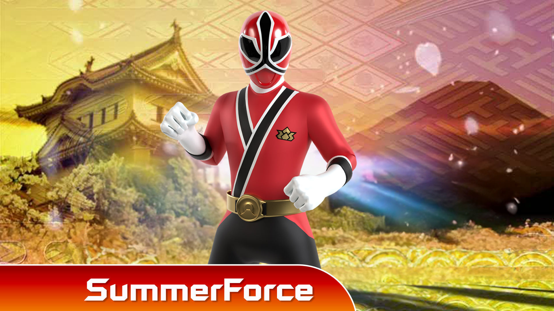Red Samurai Ranger - Power Rangers Samurai 3D model rigged | CGTrader