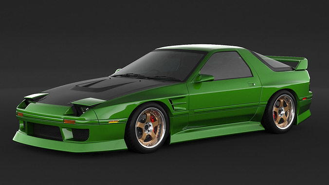 Mazda RX-7 FC3S 3D model | CGTrader