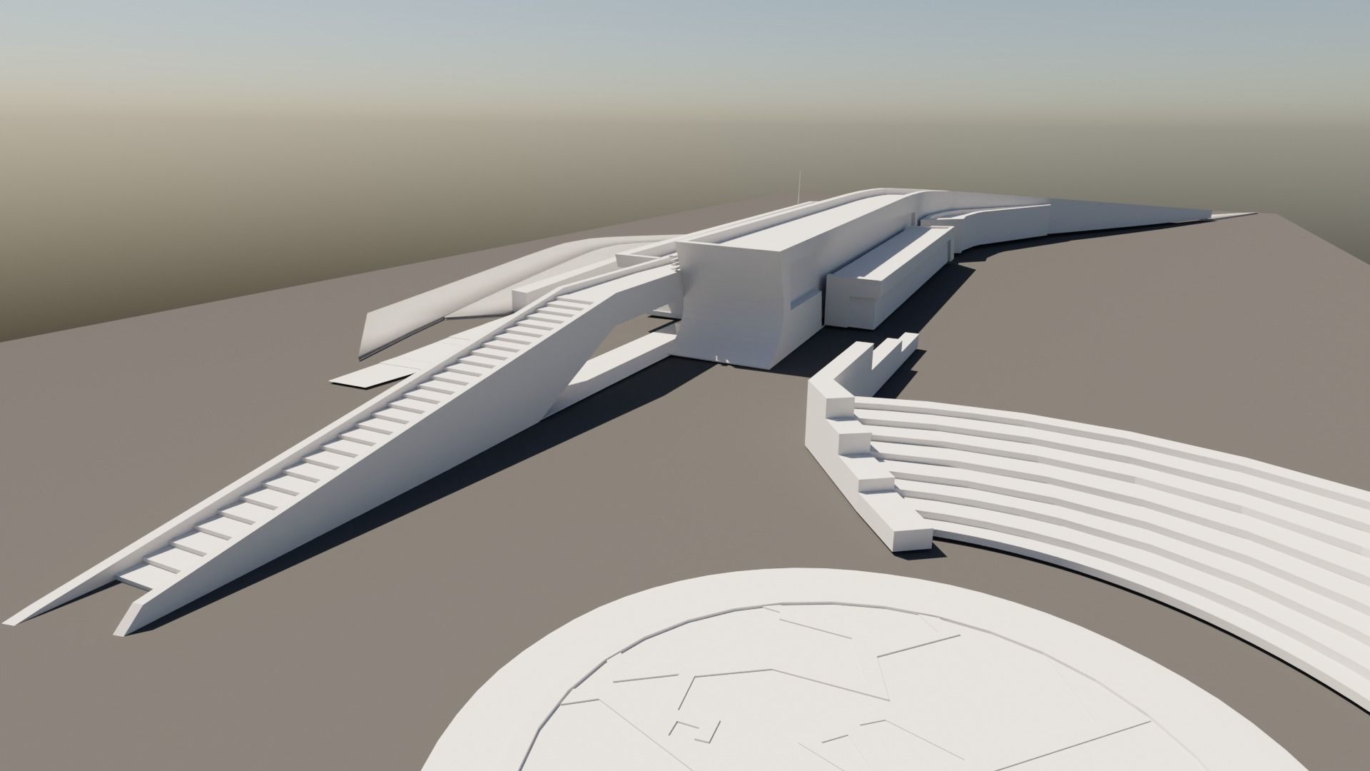 3D model Landscape Formation 1 By Zaha Hadid VR / AR / low-poly | CGTrader