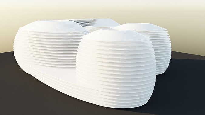 3D model Galaxy Soho Building by Zaha Hadid VR / AR / low-poly | CGTrader
