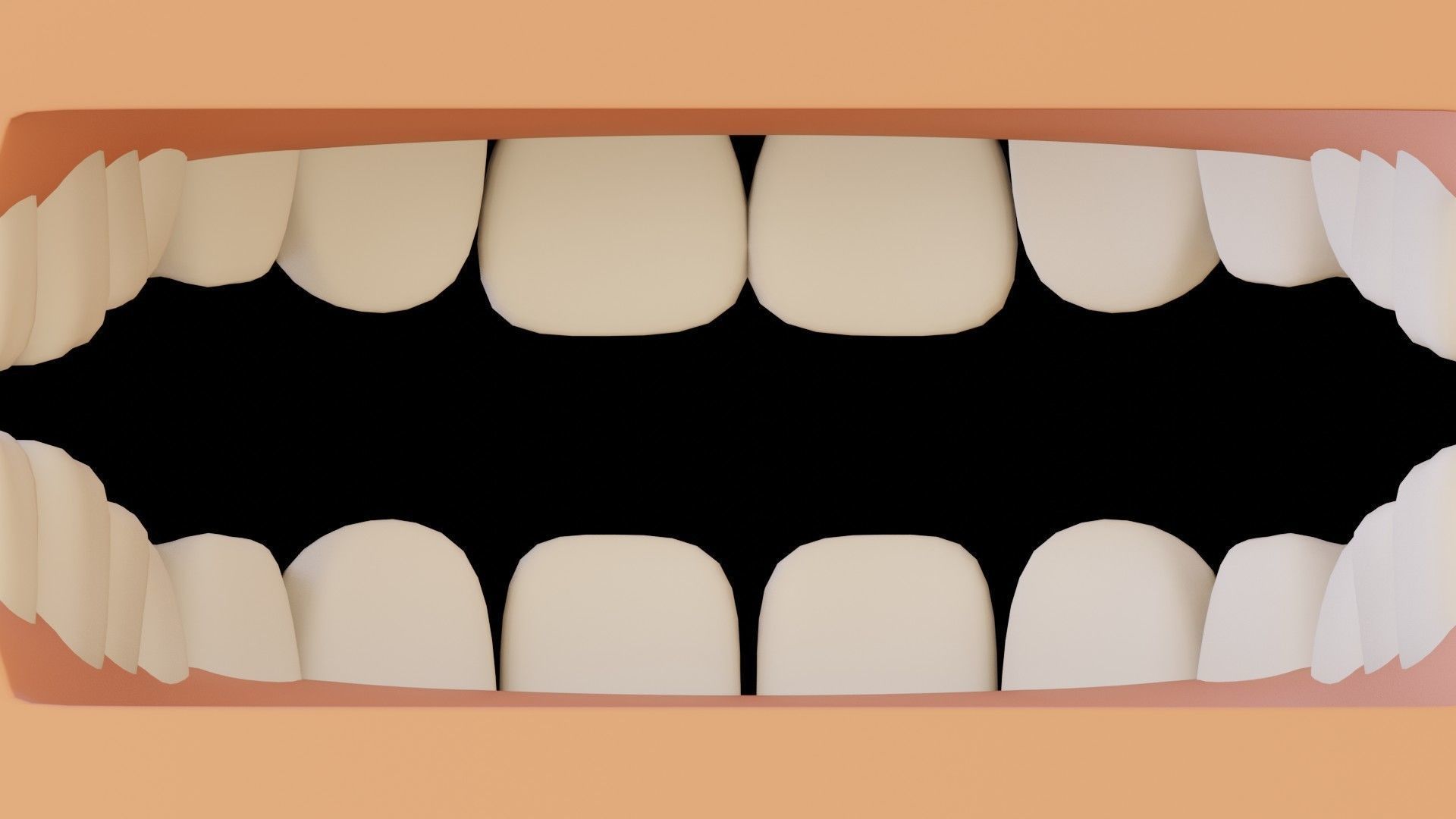 Cartoon Teeth 3D Model free 3D model animated rigged | CGTrader