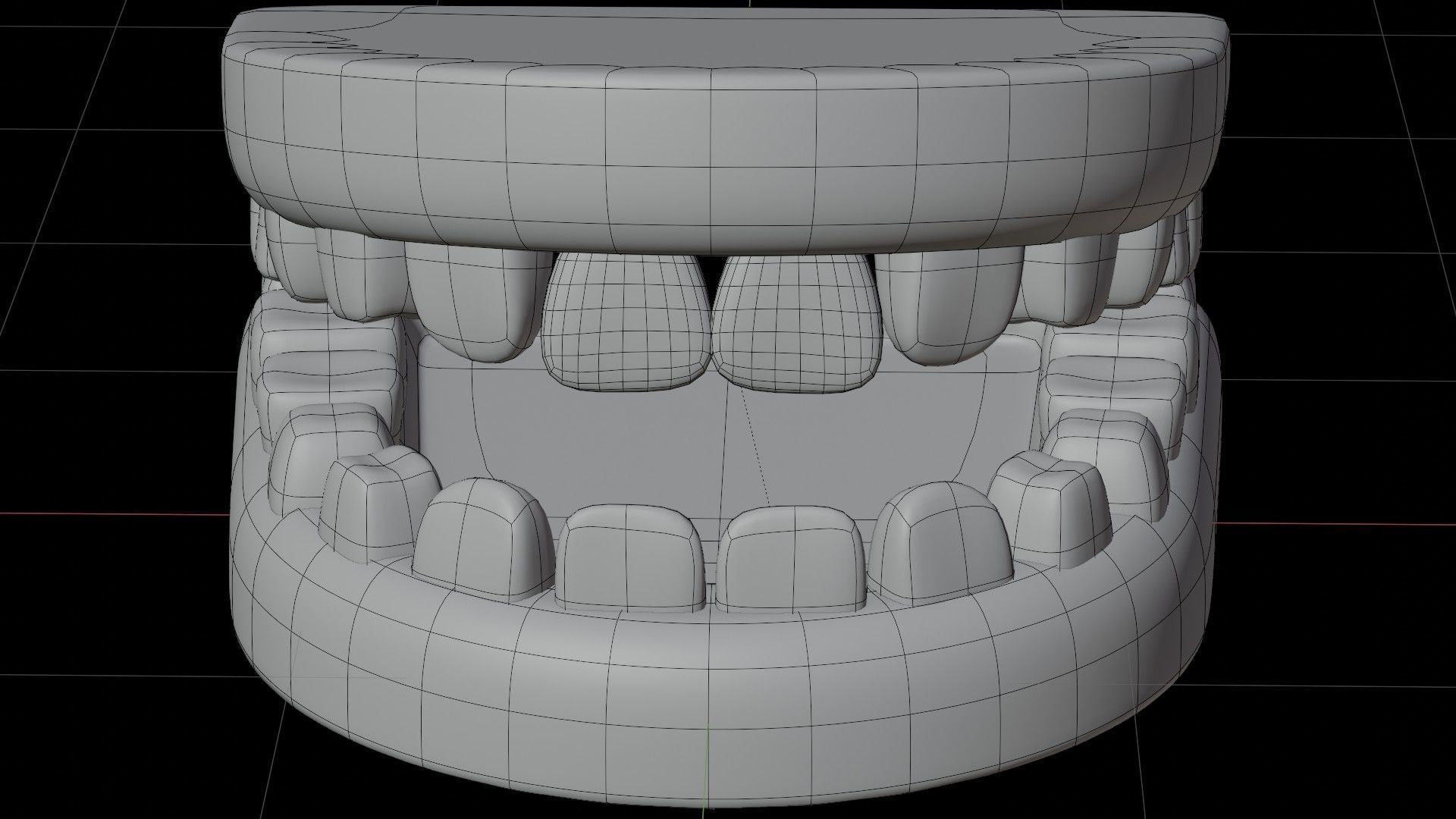 Cartoon Teeth 3D Model free 3D model animated rigged | CGTrader